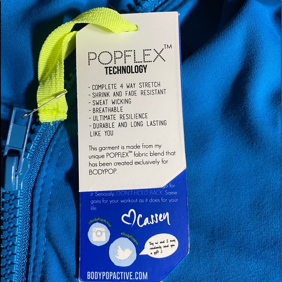 PopFlex Technology | Jackets & Coats | Popflex 4way Stretch Fade Resistant Yoga Jacket | Poshmark